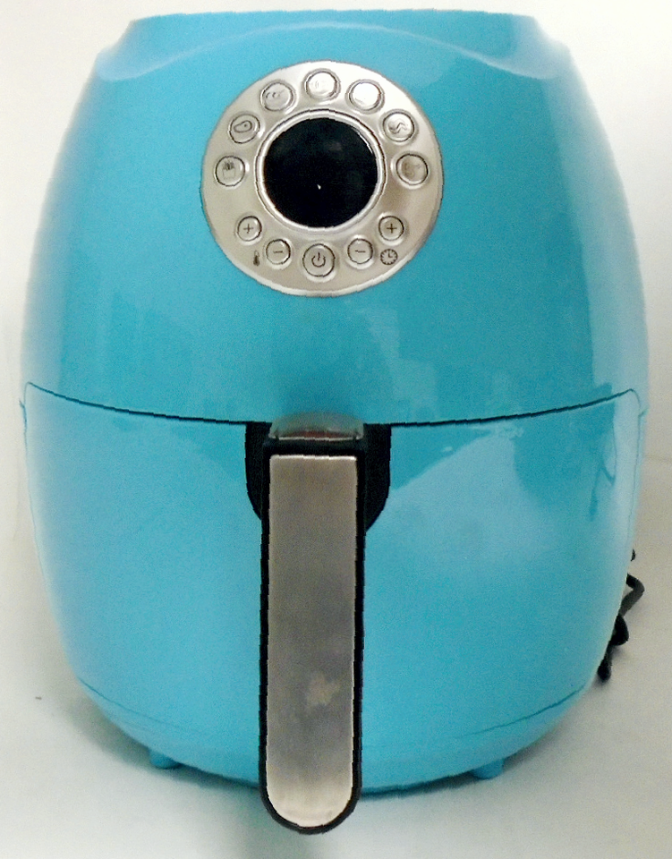 Cook's Essentials Air Fryer Aqua 7 Settings Manual Temp & Time-Adjust ...