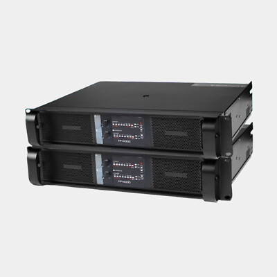 Professional digital amplifier, dual channel high-power amplifier stage ...