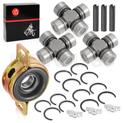 Front Rear Propeller Shaft Bearing Carrier u-joint For Polaris 3515075 ...