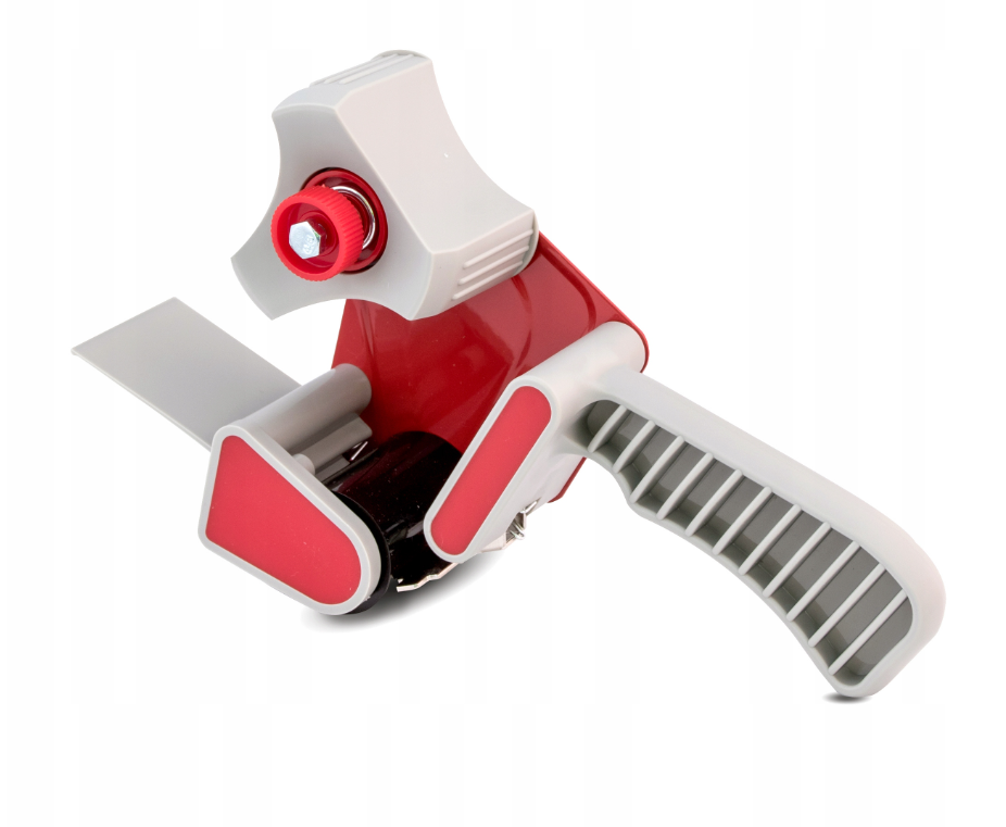 Paketbandabroller Klebebandabroller Handabroller Abroller Paketband ROT ...
