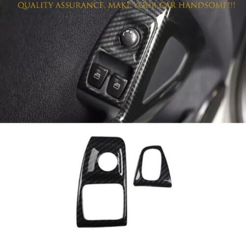 For Benz Smart Fortwo 2009-2015 Carbon Fiber Window Lift Lock Switch ...