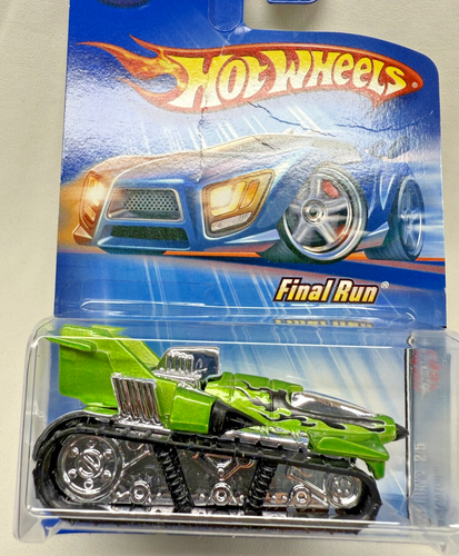 HOT WHEELS - 2005 - FINAL RUN #2 of 5 - TREADATOR - #072 - GREEN - TANK ...