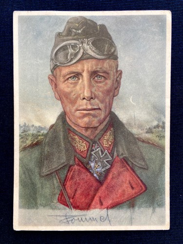 Wolfgang Willrich - Erwin Rommel - Cartolina Panzer-Division Illustrata ...