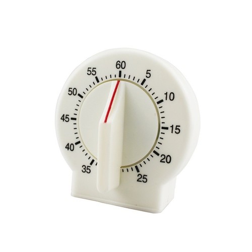 60 Minute Timer Mechanical Pendulum Countdown Clock White Black for ...