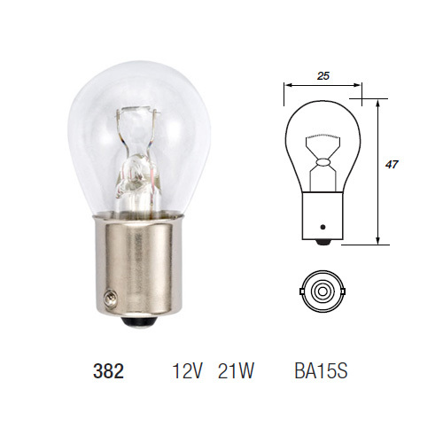 50 x Ring Assorted 12 Volt Car Bulbs Set 10 Of Each - 380 382 343 207 ...