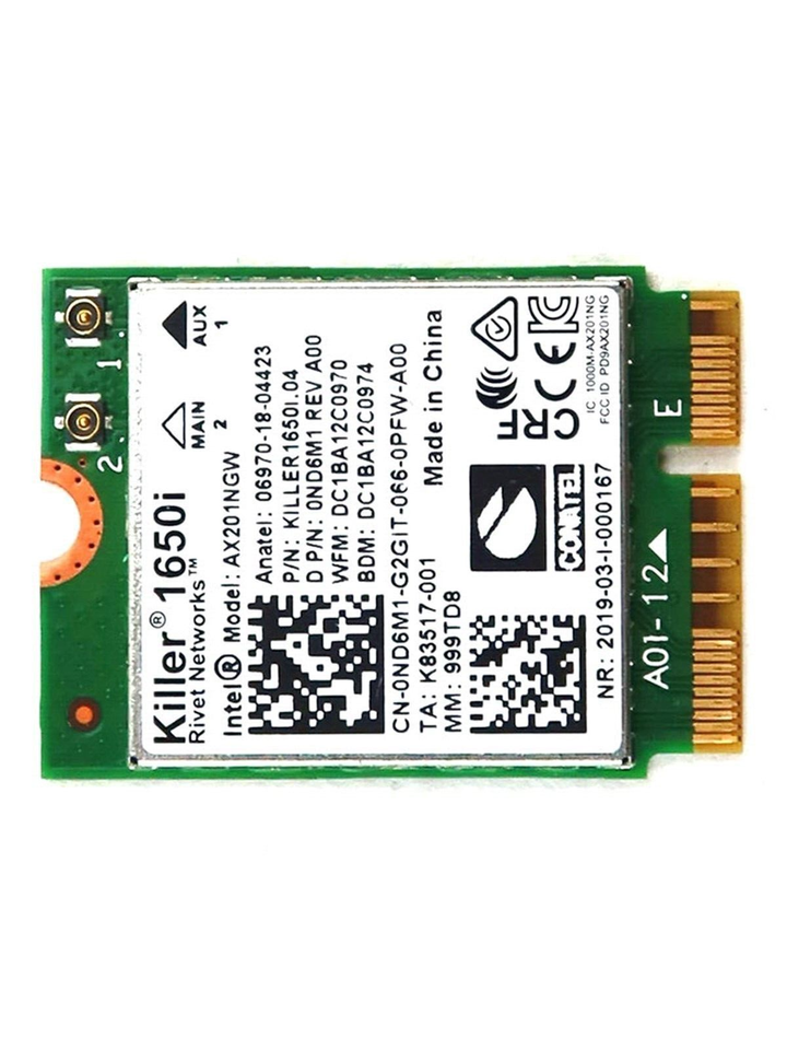 🚩 Genuine Intel Killer 1650i Wireless Wi-Fi Bluetooth A00 AX201NGW Dell ...