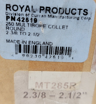 Collets - Crawford Multibore Collet