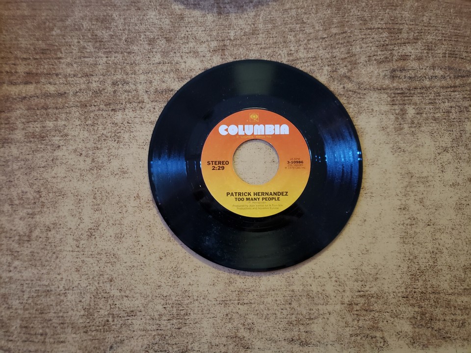 1970S MINT-EXC Patrick Hernandez Born To Be Alive/TOO MANY PEOPLE 10986 ...