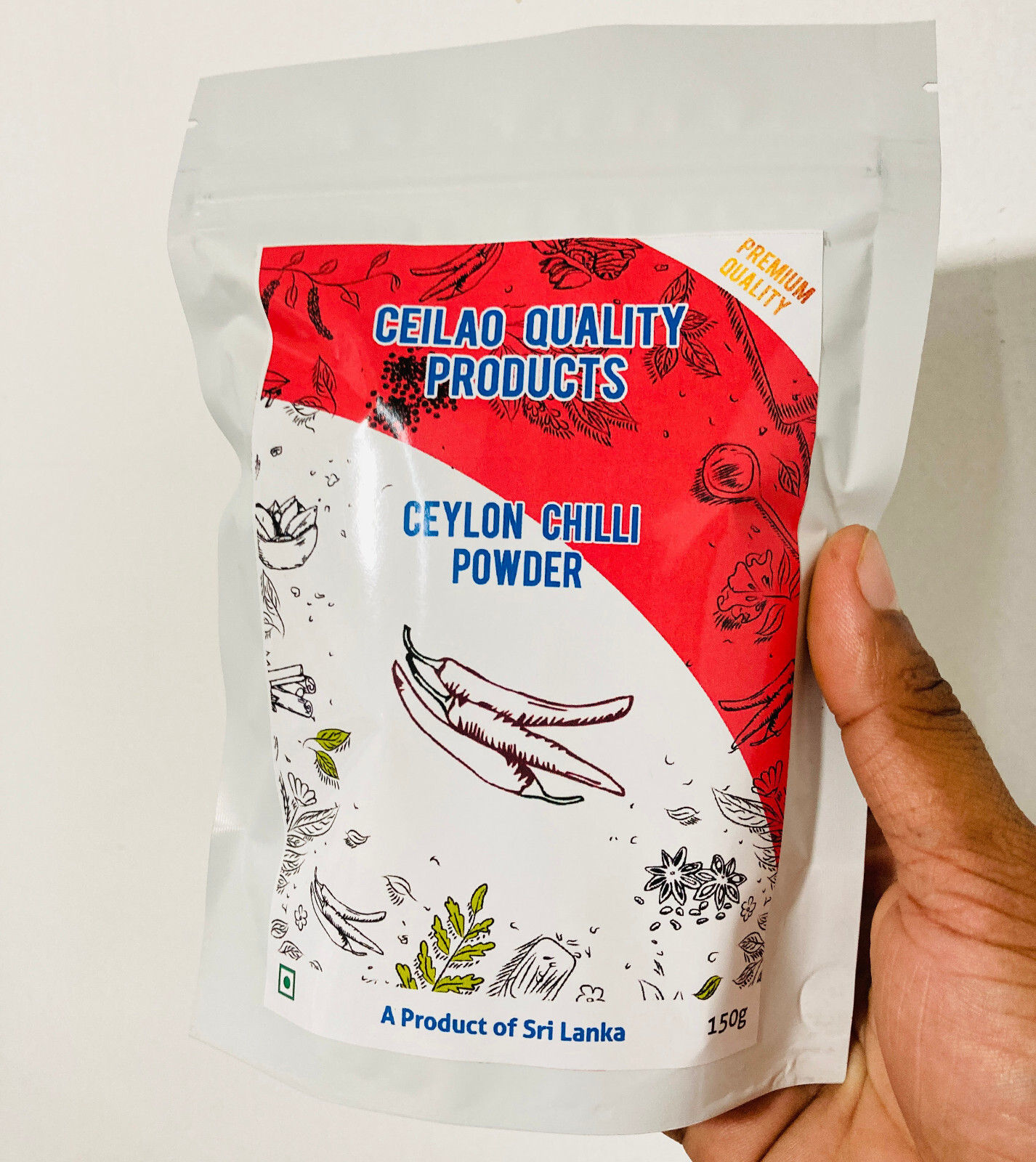 Ceylon Chilli Powder 150g Sri Lanka Premium 100% Natural Ceilao Quality ...