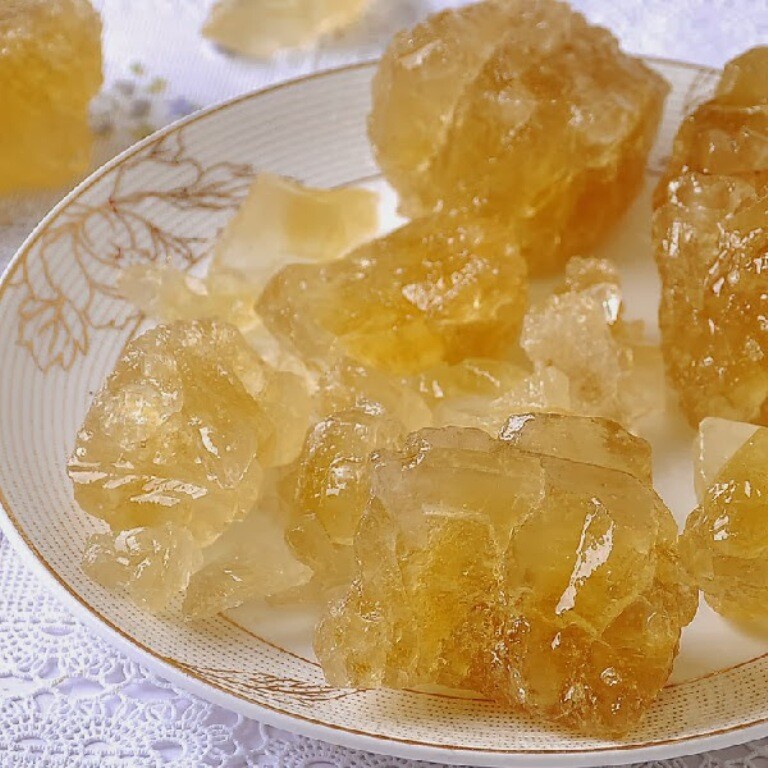 Yellow Rock Sugar Rock Candy Chinese Cane Rock Sugar 黄冰糖 14oz /1.75oz ...