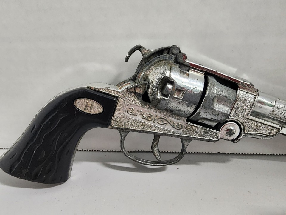 Vintage HUBLEY CAP GUN- 11 1/2" in Good Working Condition Revolving ...