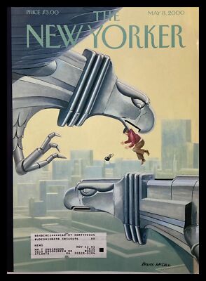 COVER ONLY The New Yorker May 8 2000 Eagle Statue by Bruce McCall | eBay