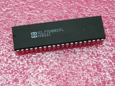 ci ICL 7106 RCPL ~ ic ICL7106RCPL ~ 3 ½ digit, LCD display A/D ...