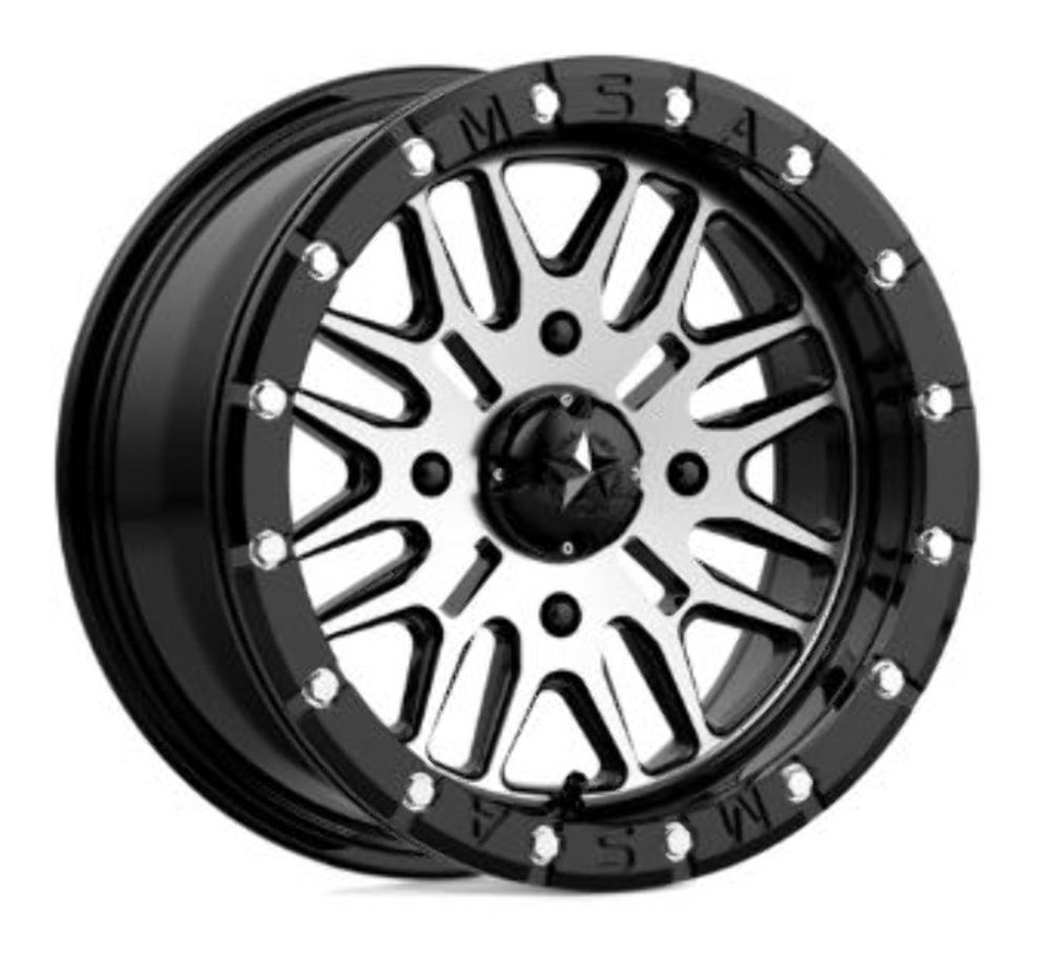 MSA Off-Road Wheels Red Center Cap fits M35, M36, M37, M38 MSA-CAP ...
