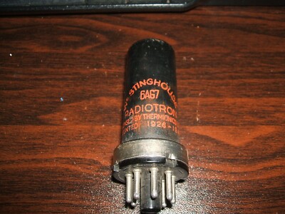 Westinghouse 6AG7 Valve - Tested Fine | eBay UK