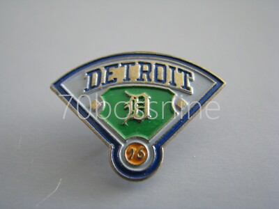 DETROIT TIGERS FIELD LOGO 1" MLB BASEBALL HAT PIN LAPEL PIN | eBay