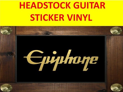 Epiphone Gold Stickers Vinyl Headstock Guitar & Bass Pegatinas | eBay