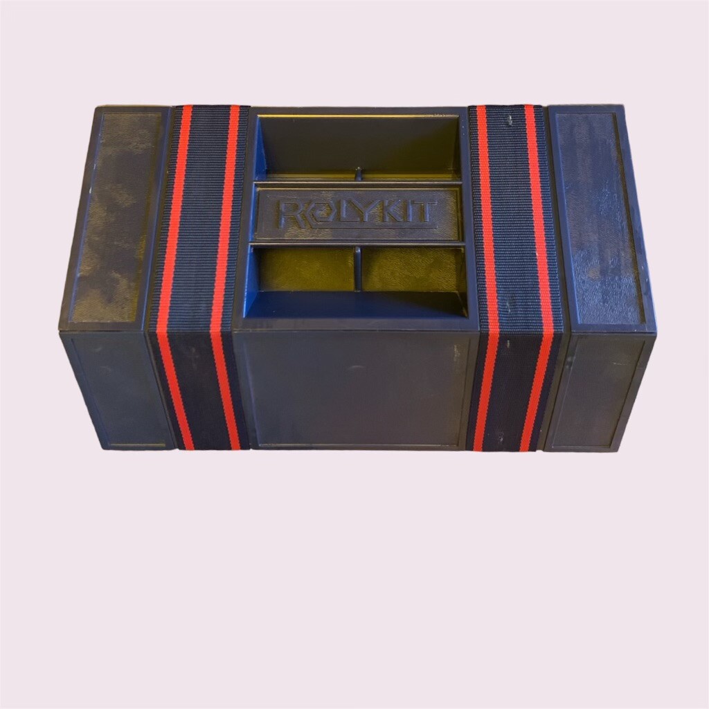 ROLYKIT Blue Roll Up Storage Box , MULTIPLE SLOTS 11"×7"×8" | eBay
