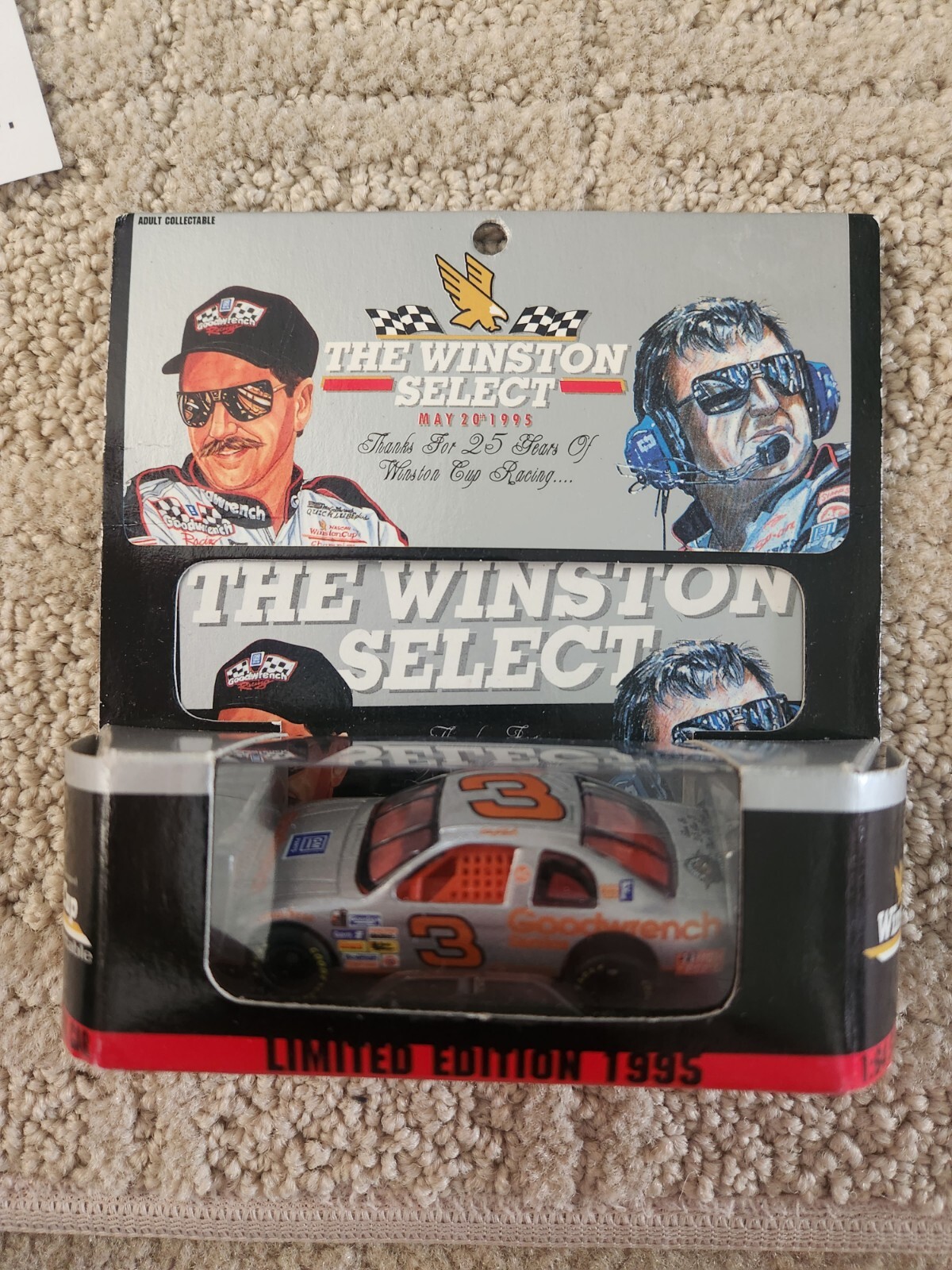 Vintage 1995 The Winston Select 1:64 Scale Stock Car Number 3 Winston ...