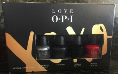LOVE OPI MINI NAIL POLISH SETS - XOXO Holiday Collection Set 4 Colors ...