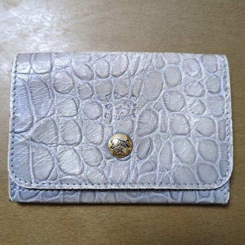 IL BISONTE Card Case Leather Used Excellent+ Japan Authentic | eBay