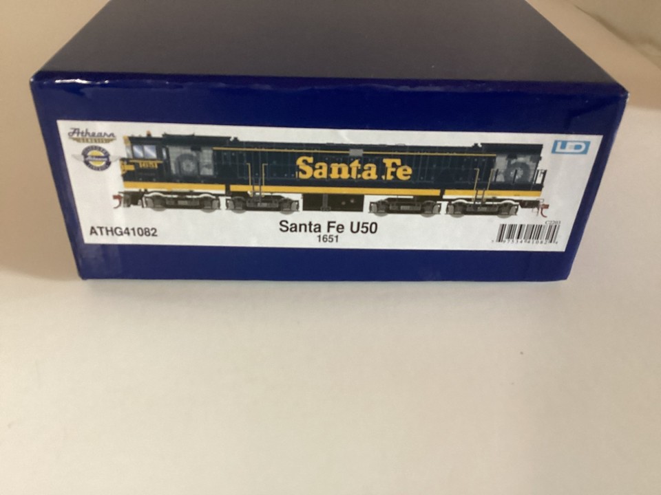 Athearn Genesis #G41082 HO scale “Santa Fe” U50 DCC & Sound ready Rd ...