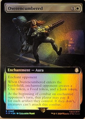 Overencumbered (Extended Art) Universes Beyond: Fallout Foil | eBay
