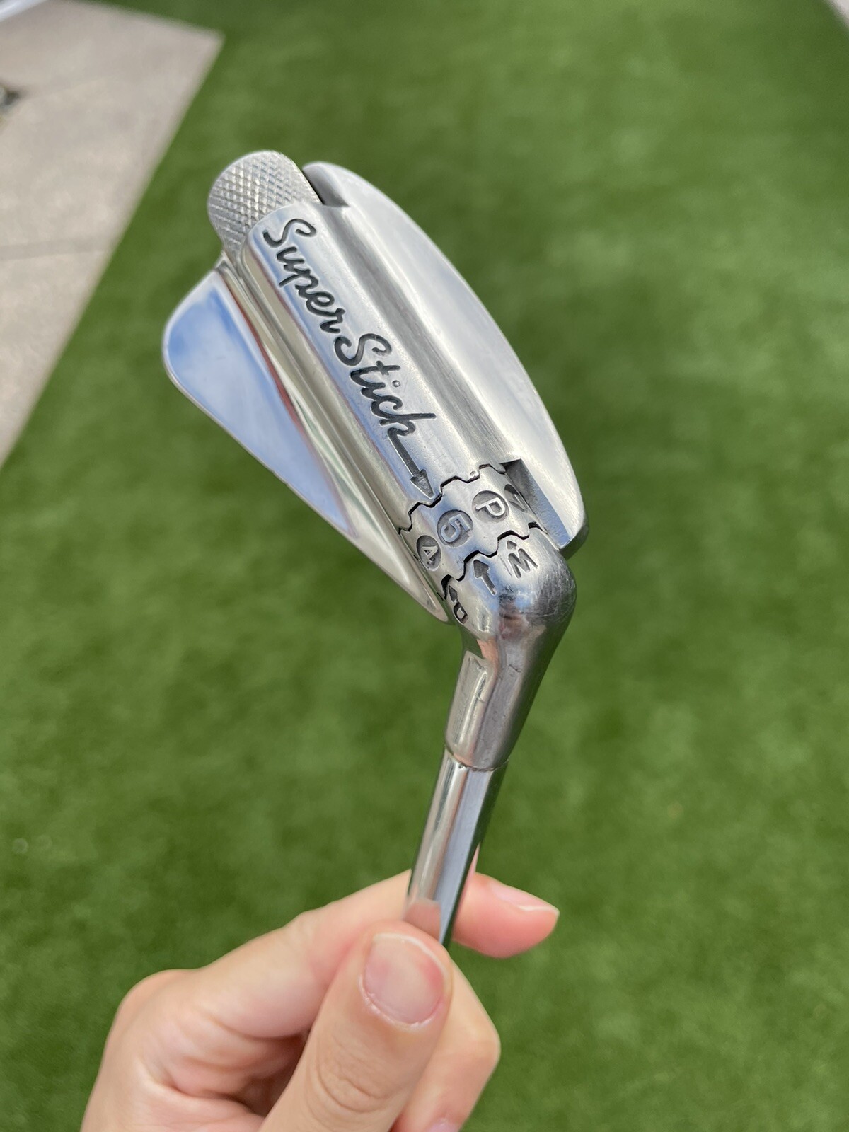 Super Stick Adjustable Golf Club 1-9 Irons Wedge Putter Chipper ...