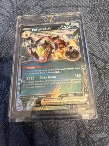Pokemon TCG Farigiraf ex 108/162 Temporal Forces Holo Rare 2024 PACK ...