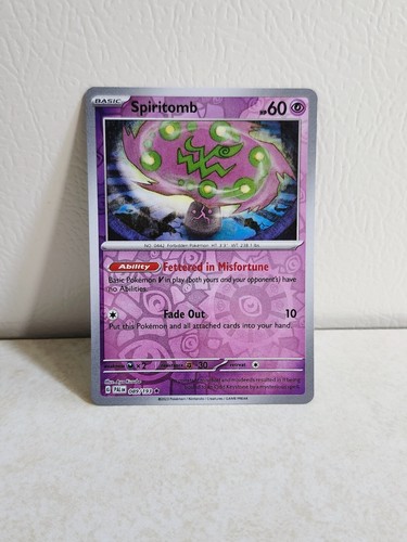 Spiritomb 089/193 Paldea Evolved (Reverse Holo Rare) Pokémon Card | eBay