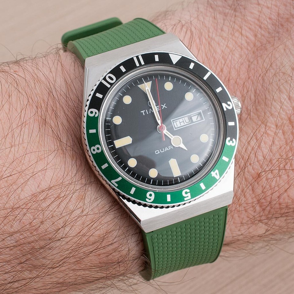 TQ18 Q Timex Replacement Watch Straps - FKM Rubber Quick Release Watch ...