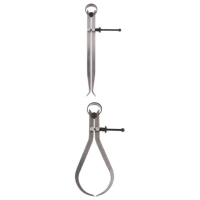 Spring Caliper 8" Inch 200 mm Divider Inside Outside Measuring Tool Set ...