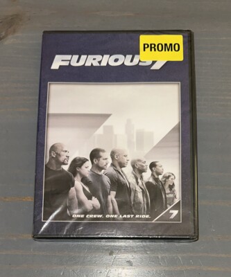 New Sealed FURIOUS 7 - Fast & Furious Vin Diesel DVD with Promo Sticker ...
