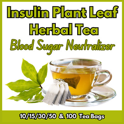 Insulin Plant Leaves Powder Herbal Tea Bags Costus Igneus Diabetic ...
