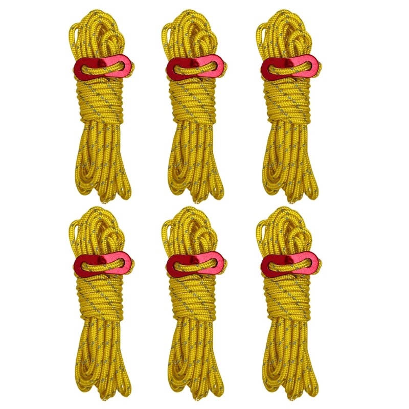 Tent Guide Rope Camping Reflective Tent Guy Rope Guy Rope, 4mm Tent Guy ...