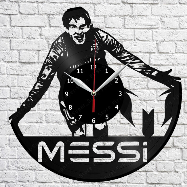 Messi Vinyl Clock Record Wall Clock Decor Fan Art Home 3495 | eBay