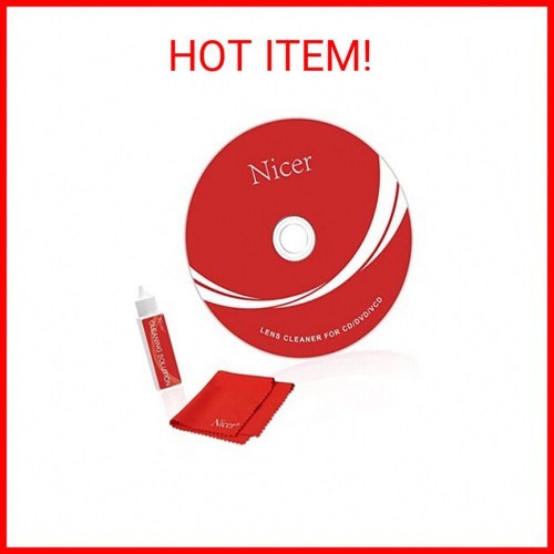 Nicer CD/VCD/DVD Player Cleaner Kit, Laser Lens Cleaning Disc with ...