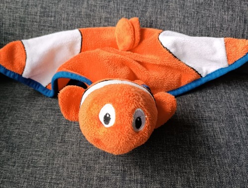 519🌟 Doudou Plat IMPEXIT Némo POISSON CLOWN orange bleu blanc | eBay