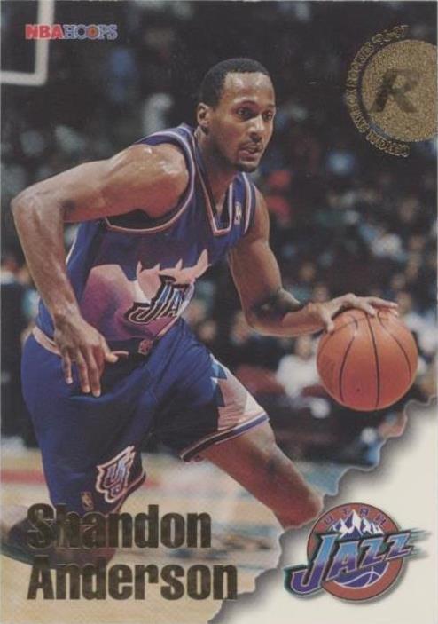 1996-97 NBA Hoops - Rookies Shandon Anderson #280 (RC) for sale online ...