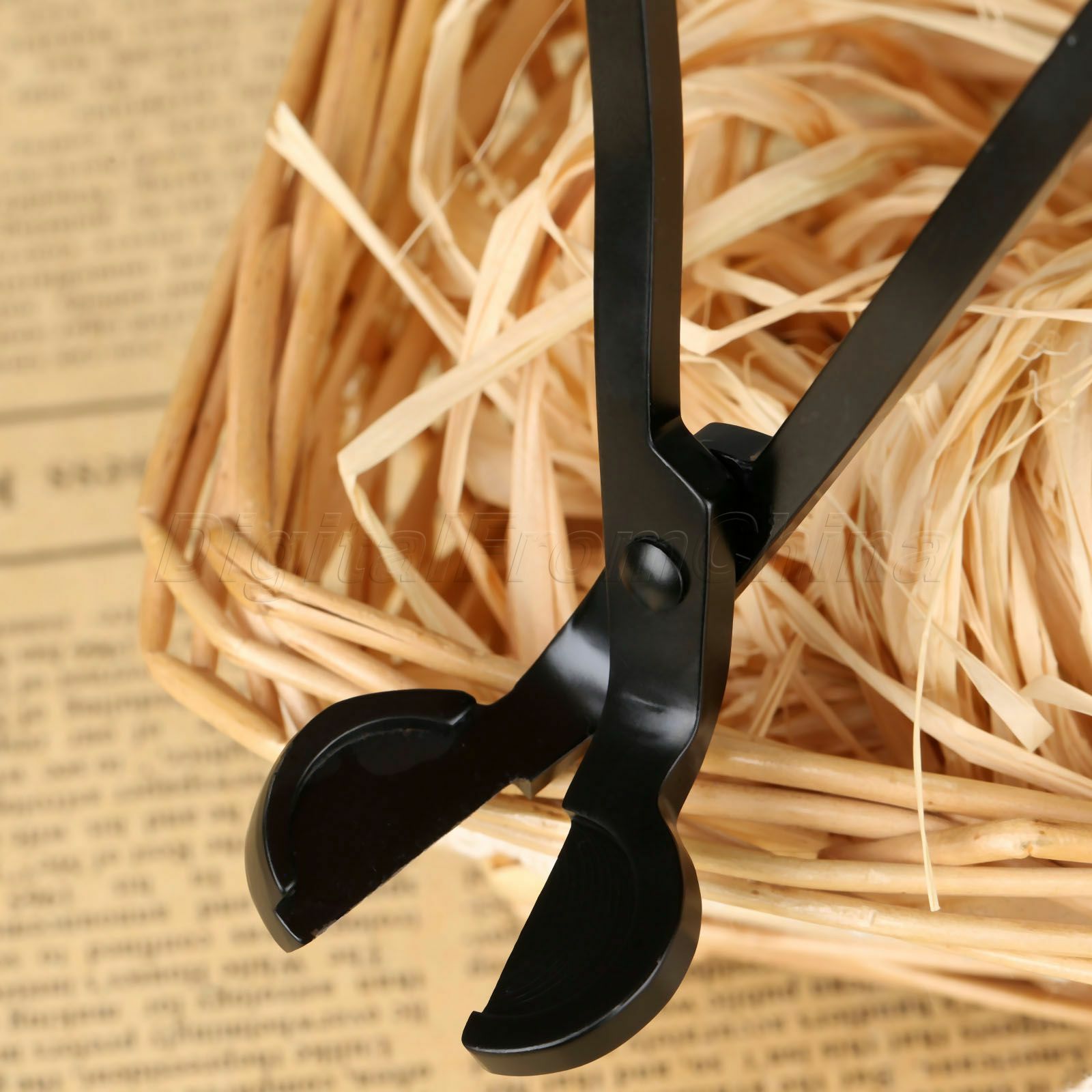 Black Stainless Steel Candle Wick Snuffers Oil Lamp Trimmer Scissors ...