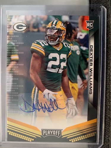 Dexter Williams 2019 Playoff Rc Auto Green Bay Packers | eBay