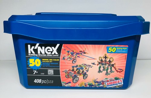 K'nex Imagine 50 Model Big Value Building Set 408pc #12420 + Mighty ...