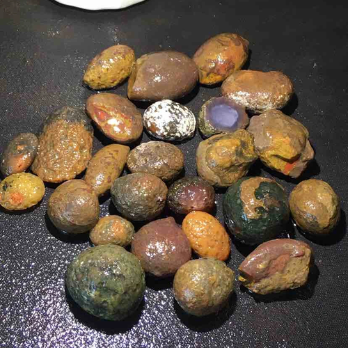 Lots Rare China Natural Warring States Red Rough Agate Geode Quartz ...