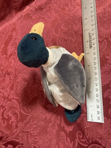 Ty Jake the Mallard Duck Beanie Baby Plush 1998 W/complete Tags And ...