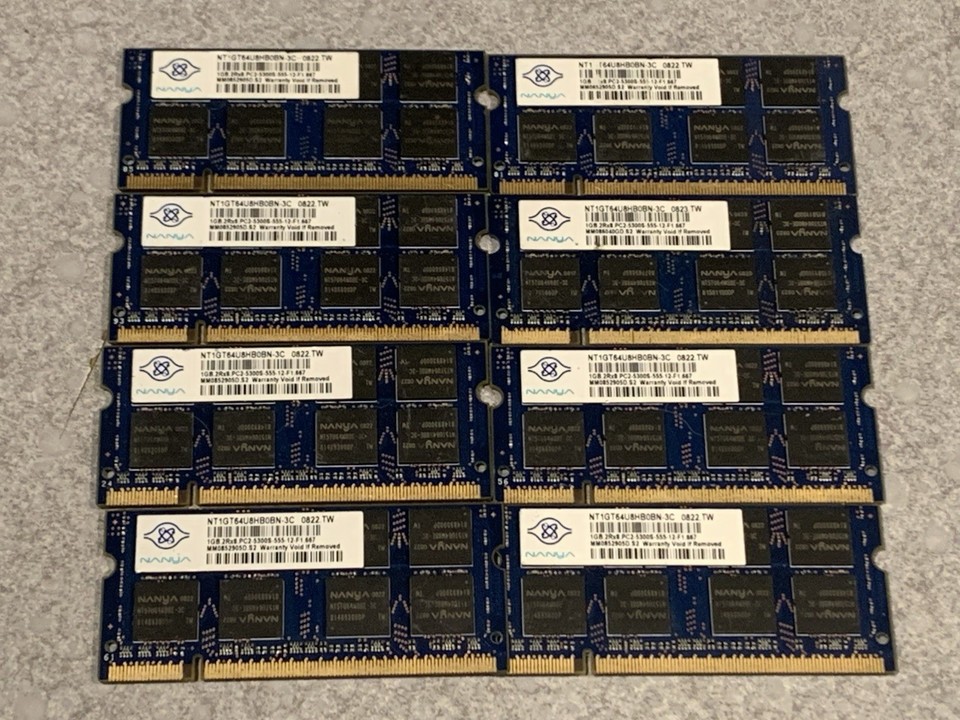Bulk Lot Of 70 Ram Memory Sticks Untested 512mb, 1GB, 2GB | eBay