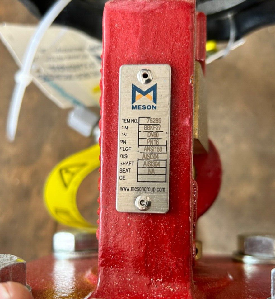 3" Meson Quick Closing Globe Valve DN80 PN16 Hydraulic/Pneumatic Wire ...