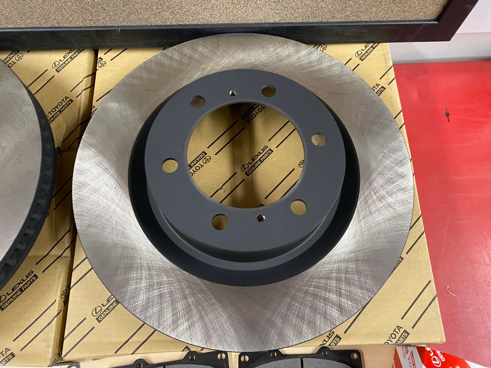 2010-2023 TOYOTA 4RUNNER GENUINE OEM FRONT BRAKE ROTORS TCMC PADS SHIMS ...