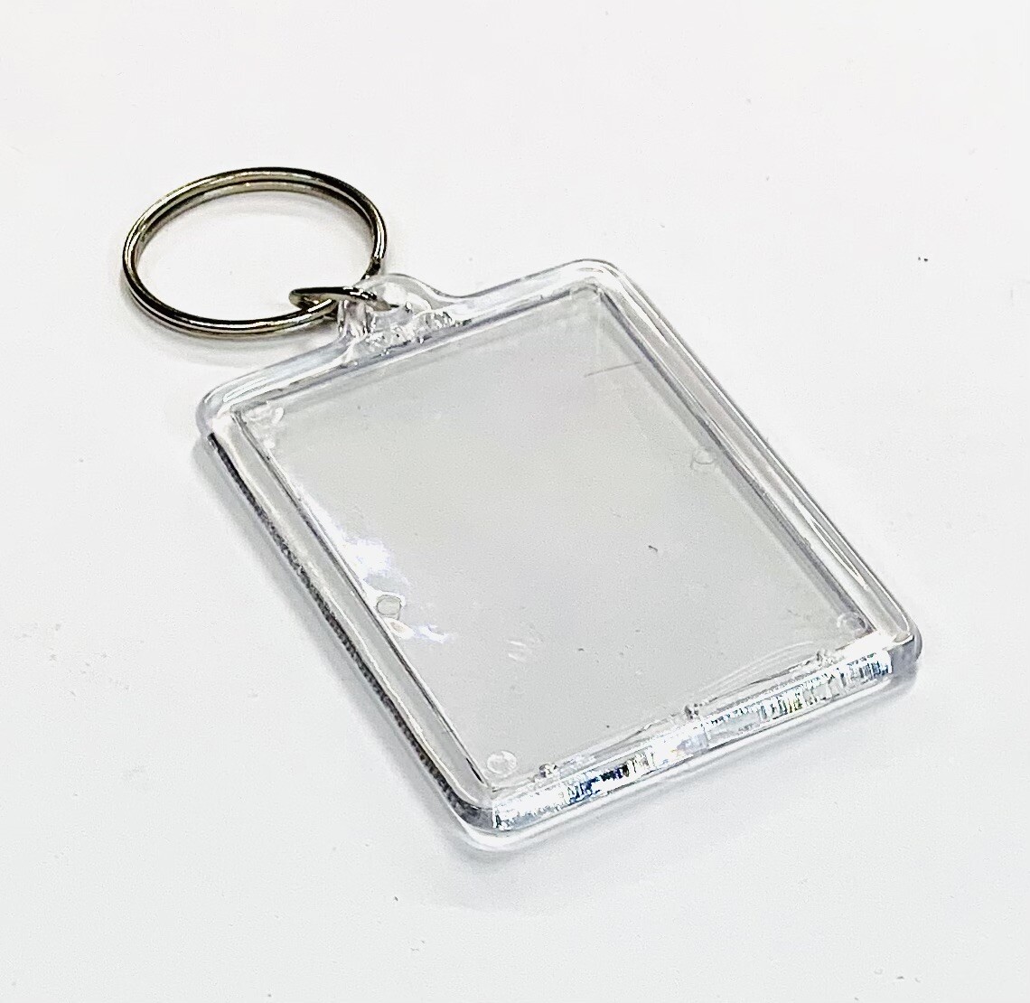 Lot of 36 Picture Frame Key Chains Clear Acrylic Photo Keychains 1-5/8 ...