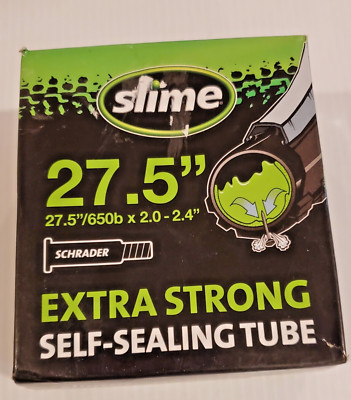 Slime Extra Strong Self-Sealing Bicycle Tube Schrader 27.5" X 2.0-2.4 ...