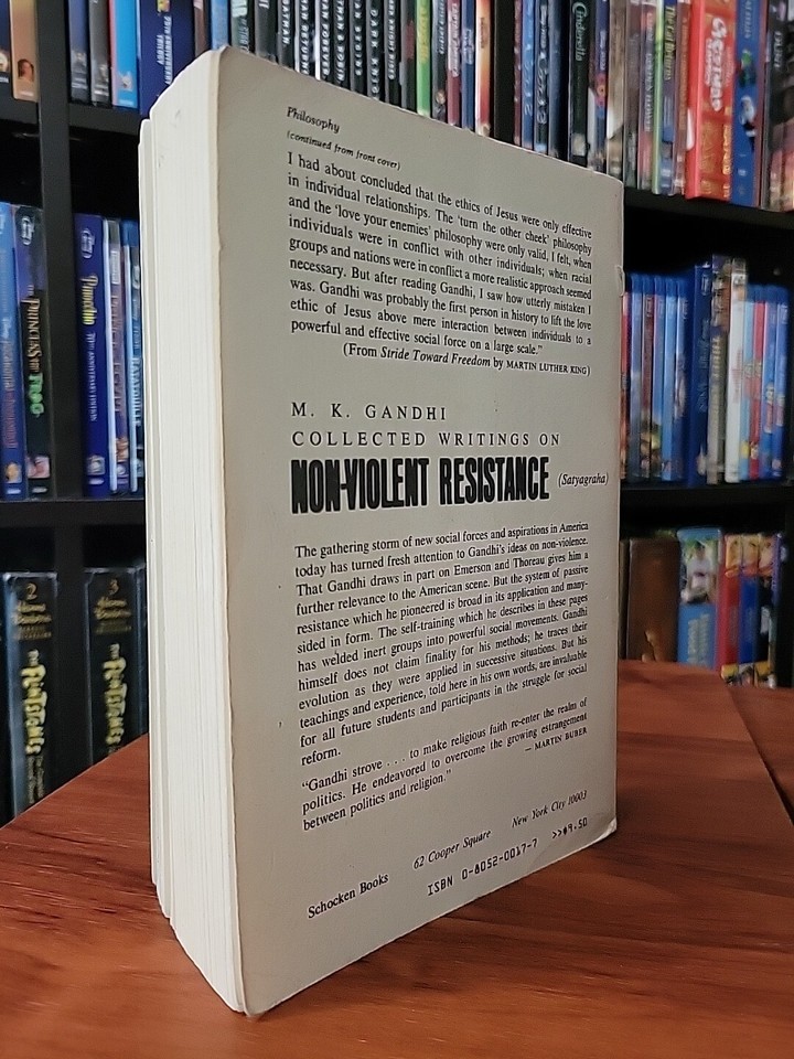 Non-Violent Resistance by Mahatma Gandhi (1983, Trade Paperback ...